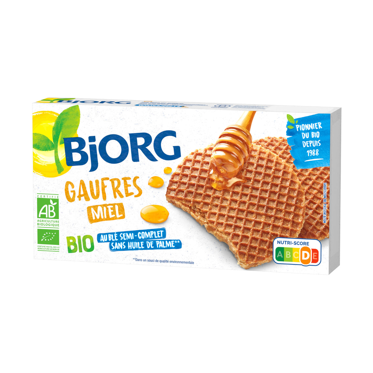 Bjorg Organic Honey waffles 175G – Gourmet Grocers